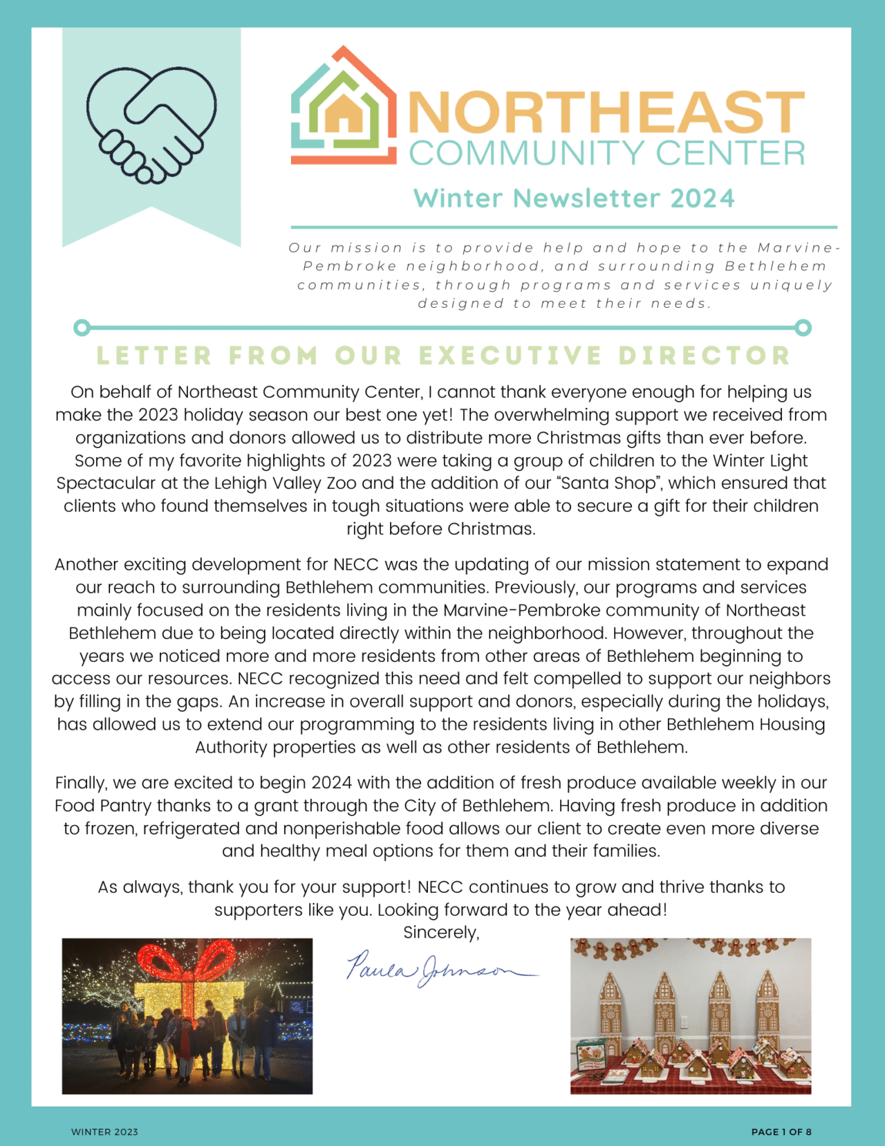 Current Newsletter - Northeast Community Center